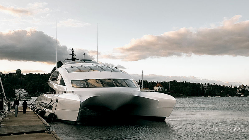 Royal Falcon One the Porsche yacht - CHOOSETHEMOON