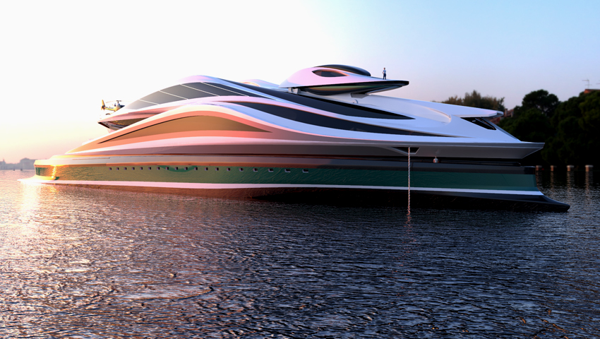 New 137m swan-shaped luxury yacht from Lazzarini - CHOOSETHEMOON