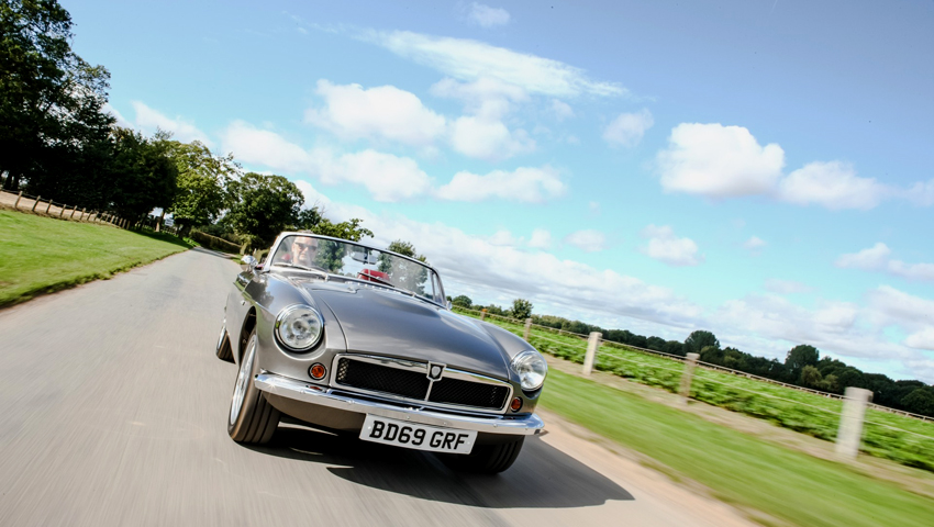 RBW EV Roadster Electric inspired by the iconic MGB - CHOOSETHEMOON