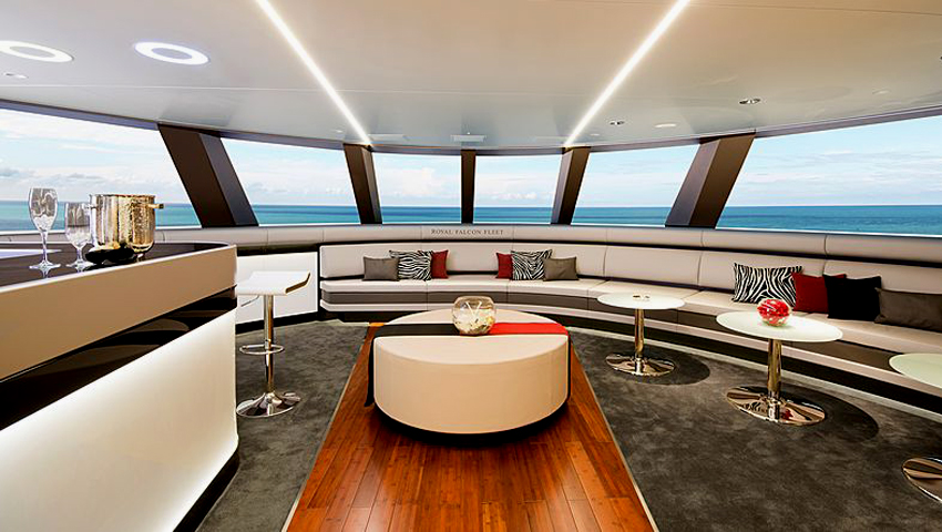 Royal Falcon One the Porsche yacht - CHOOSETHEMOON